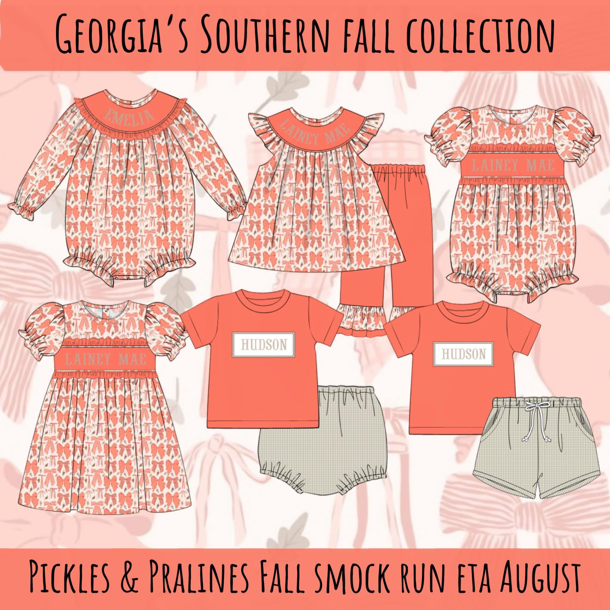 SMOCK PREORDER| GEORGIA'S SOUTHERN FALL COLLECTION eta End of August ...